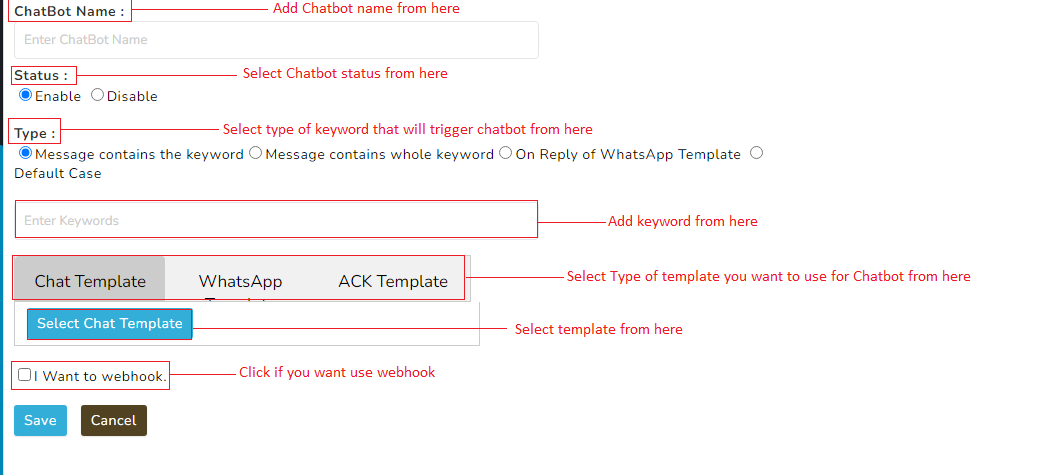 Create Chatbot to send Request Location Template – Msgclub Documents