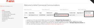 DLT Form Filling Process on Airtel DLT Portal – Msgclub Documents