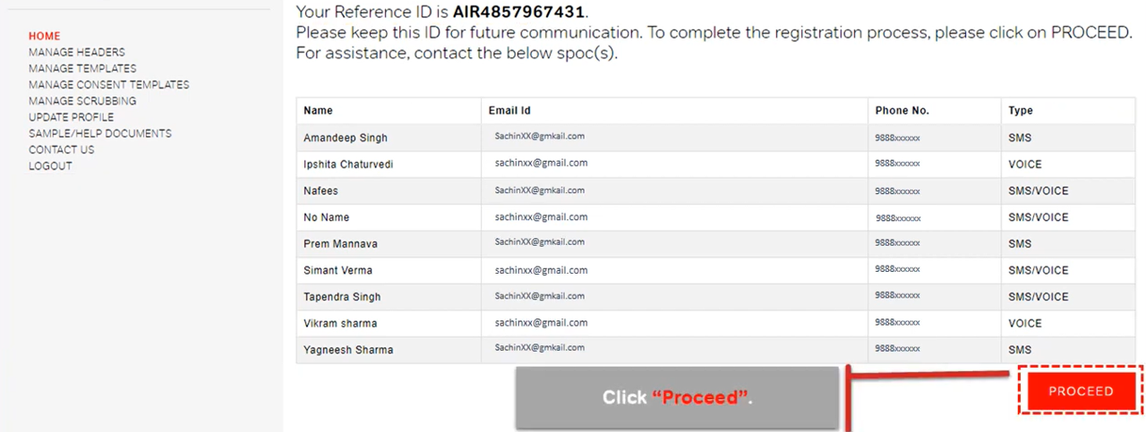 DLT Form Filling Process on Airtel DLT Portal – Msgclub Documents